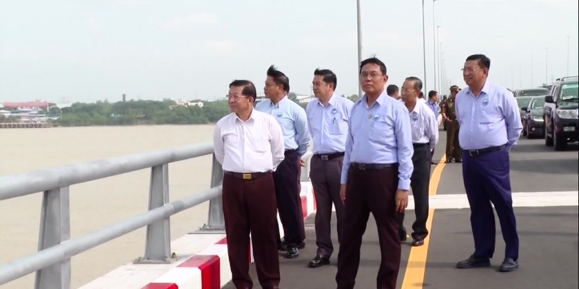 Better Transportation: Thanlyin Bridge No.3 commissioned into service | Myanmar International TV